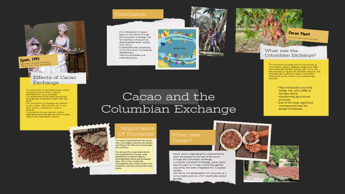 Cacao And the Columbian Exchange by Kris Edwards on Prezi