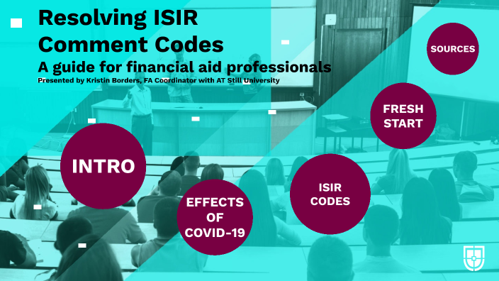 Resolving ISIR Comment CodesA guide for financial aid ...