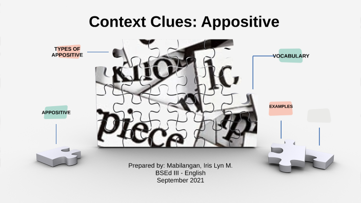 Context Clues: Appositive by Iris Lyn on Prezi