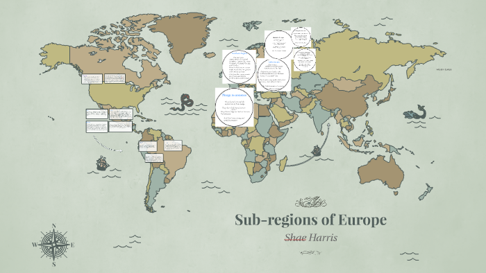 Sub-regions of Europe by Shae Harris on Prezi