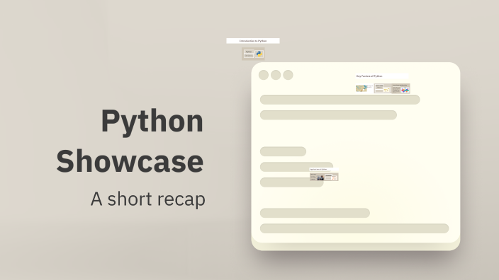 Python Showcase by Norbert Gerencsér on Prezi