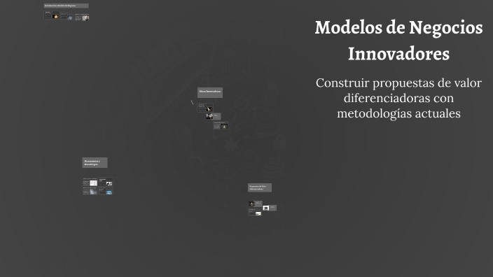 Modelos de Negocios Innovadores by cesar gonzalez on Prezi