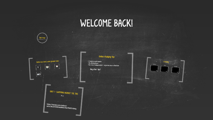 WELCOME BACK! Master 2 by Marilia Kasprovicz