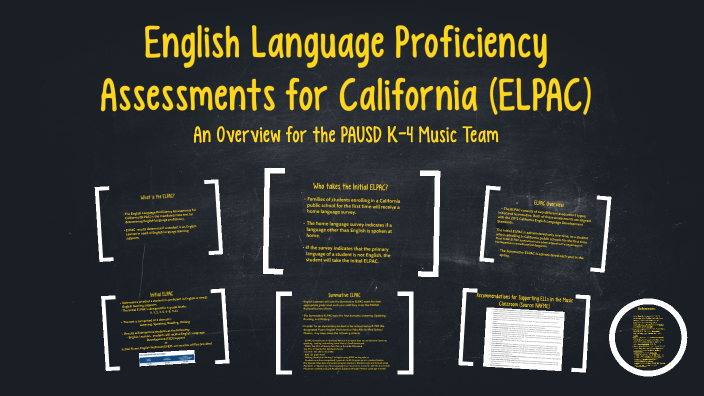 What is the ELPAC? by Corinne L on Prezi