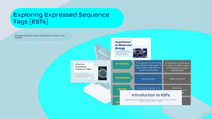 Exploring Expressed Sequence Tags (ESTs) by Hanane rabhallah on Prezi