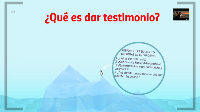 ¿Qué es dar testimonio? by fredy alejandro giraldo marin on Prezi