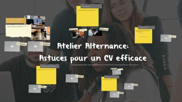 Atelier CV: Astuces pour un CV efficace by Gaëlle Chervin on Prezi