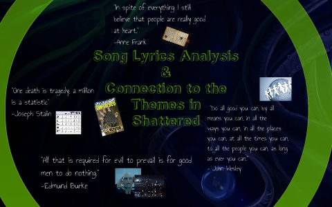 Song Lyrics Analysis and Connection to the Themes in Shattered by ...