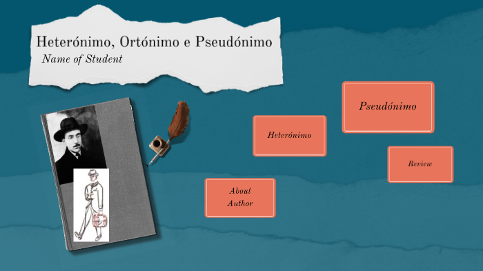 Heterónimo, Ortónimo e Pseudónimo by Madalena Quintela on Prezi