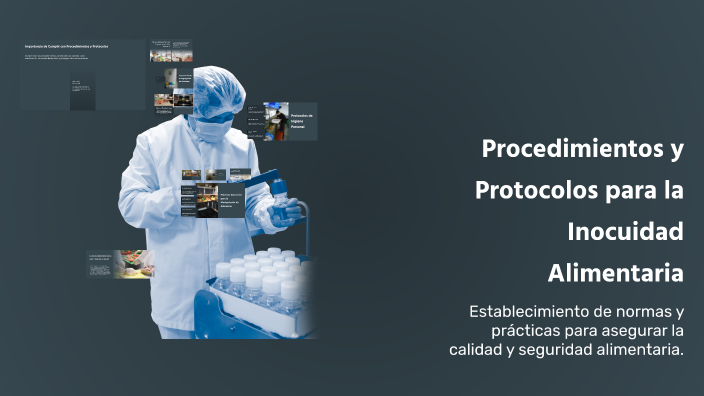 Procedimientos y Protocolos para la Inocuidad Alimentaria by asddsa ...