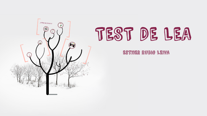TEST DE LEA by Isabel Villanueva Díaz on Prezi