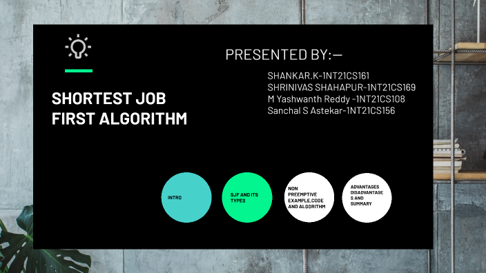 Shortest Job First Algorithm By Shrinivas Shahapur On Prezi