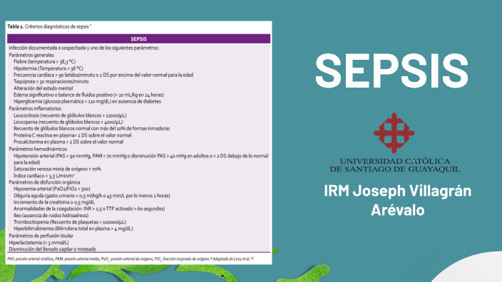 SEPSIS - IRM JOSEPH VILAGRAN by Enmanuel Villagrán on Prezi