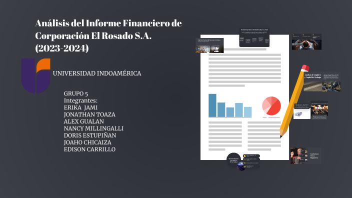 Análisis del Informe Financiero de Corporación El Rosado S.A. (2023 ...