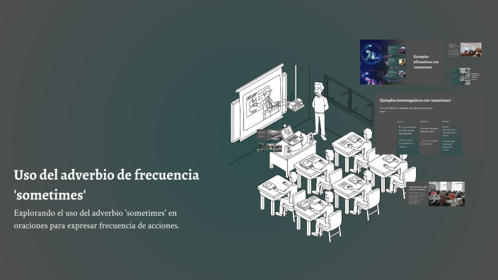 Uso del adverbio de frecuencia 'sometimes' en presente simple by ...