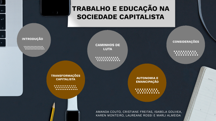 TRABALHO E EDUCAÇÃO NA SOCIEDADE CAPITALISTA by AMANDA COUTO on Prezi