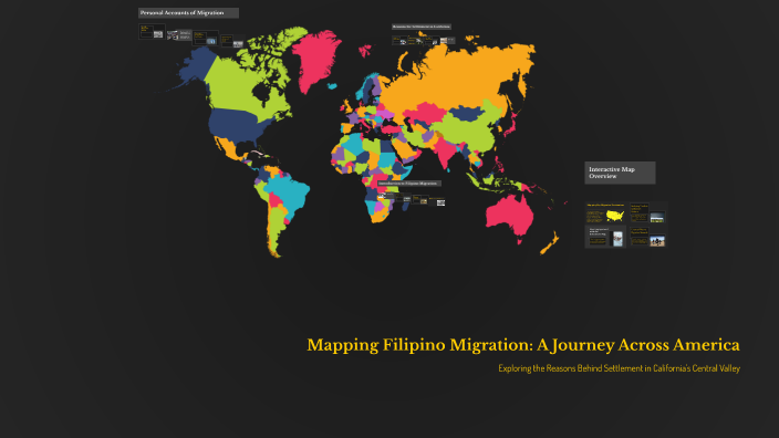 Mapping Filipino Migration: A Journey Across America by Bella Ramos on ...