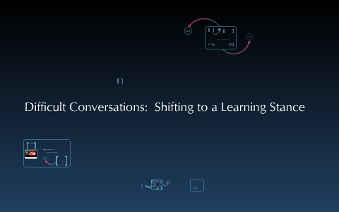 Difficult Conversations 1: Shifting to a Learning Stance by Stephanie ...