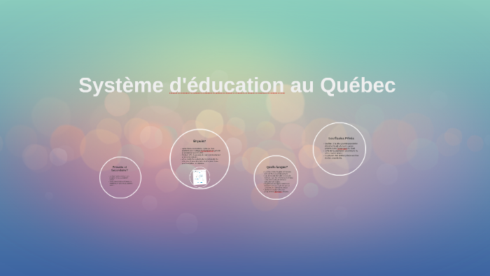 Système d'education au Quebec by Sabrina Song-Chambers on Prezi