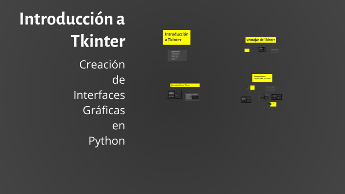 Introducción a Tkinter by Correo Provicional on Prezi