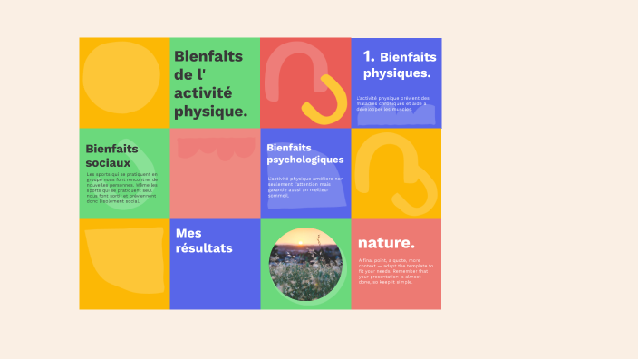 Les bienfaits de l'activité physique by Philippe Bélanger on Prezi