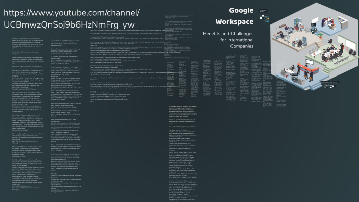 Google Workspace overview by Fatima Majeed on Prezi