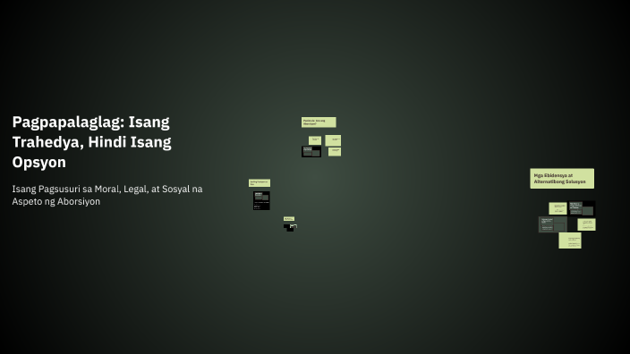 Pagpapalaglag: Isang Trahedya, Hindi Isang Opsyon by Khrizza Allo on Prezi