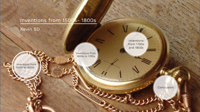 Kevin's 1500s and 1800s inventions by Chuong Van Hoang Nguyen (Kevin ...