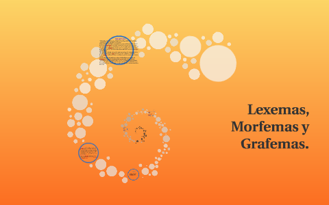 Lexemas, Morfemas y Grafemas. by Mila Pinedo on Prezi