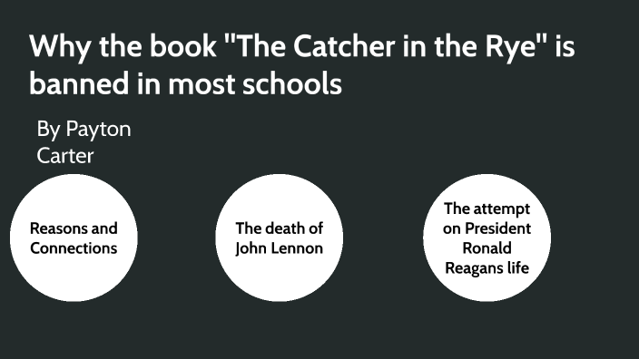 Why The Catcher in the Rye is banned in most schools by Payton Carter ...