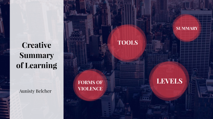 Creative Summary of Learning by aunisty belcher on Prezi