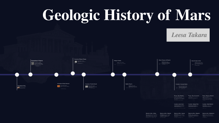 Timeline of Mars History by Leesa Takara on Prezi