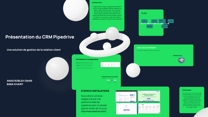Présentation du CRM Pipedrive by Loukman ADEN on Prezi