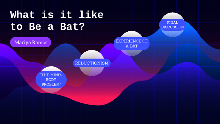 What is it like to Be a Bat? by Mariya Ramos on Prezi