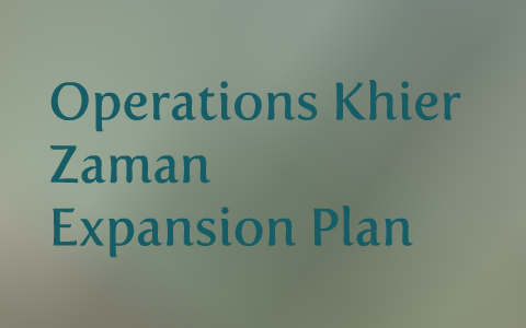 Operations Khz by Walaa Zakaria on Prezi