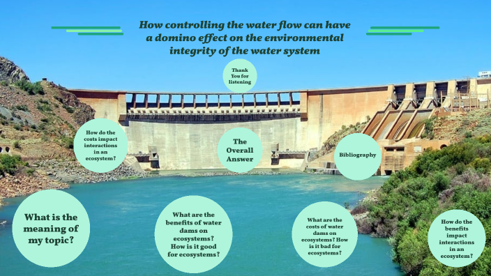 How controlling the water flow can have a domino effect on the ...
