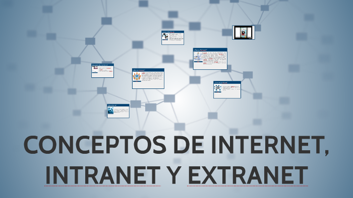 CONCEPTOS DE INTERNET, INTRANET Y EXTRANET by on Prezi