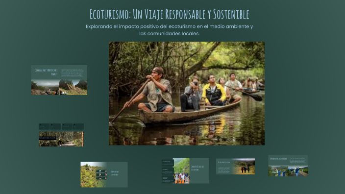 Ecoturismo: Un Viaje Responsable y Sostenible by Maria Del Pilar ...