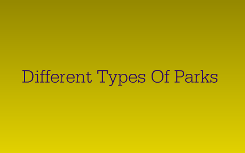 Diffrent Types Of Parks by Imara Copeland on Prezi