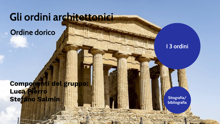 Ordine architettonico-ordine dorico by Luca Pierro on Prezi
