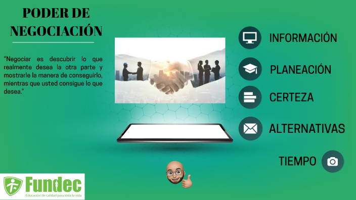 PODER DE NEGOCIACION by on Prezi