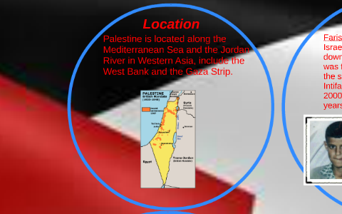 Palestine is located along the Mediterranean Sea and the Jor by belal ...