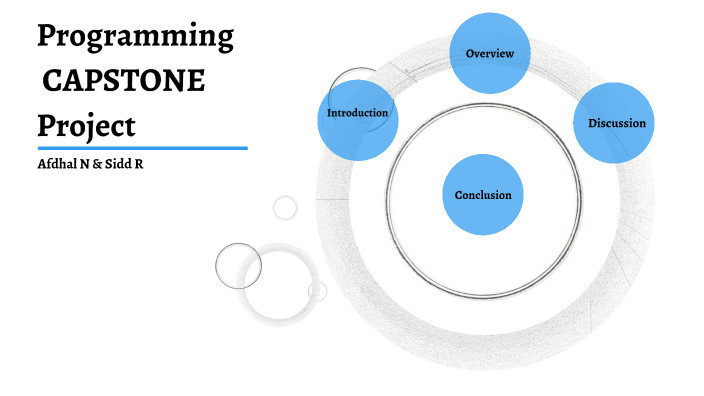 Programming CAPSTONE Project by Afdhal N on Prezi