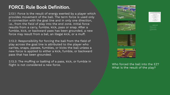 Goal Line Plays - Rules, Rulings, and Mechanics by Conspectus, Inc. on ...