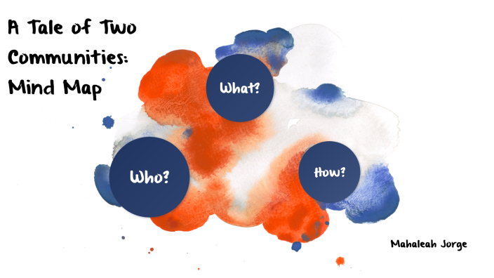 A Tale of Two Communities: Mind Map by Mahaleah Jorge on Prezi