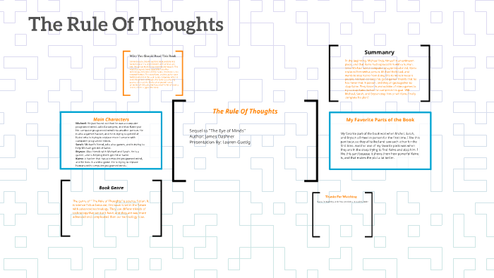 The Rule Of Thoughts by Lauren Guetig on Prezi