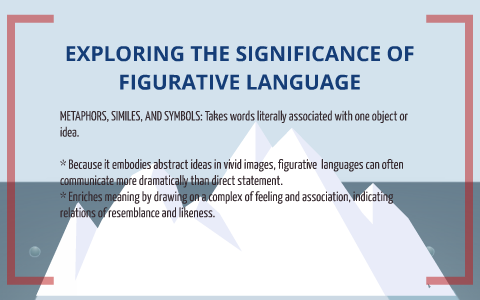 EXPLORING THE SIGNIFICANCE OF FIGURATIVE LANGUAGE by on Prezi
