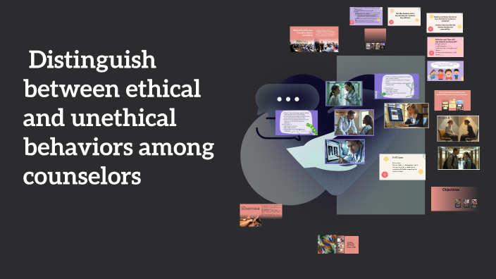 Ethical and Unethical Practices of School Counselors by GROUP ACTIVITY ...