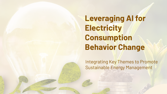 Leveraging AI for Electricity Consumption Behavior Change by Theekshana ...