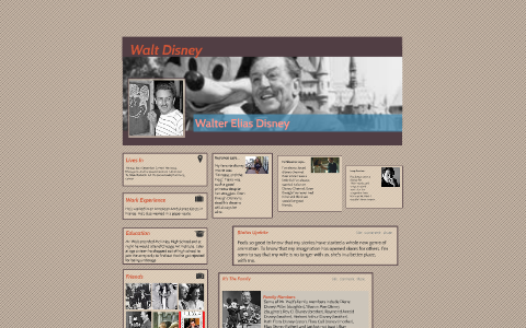 Walt Disney by Isis Thompson on Prezi